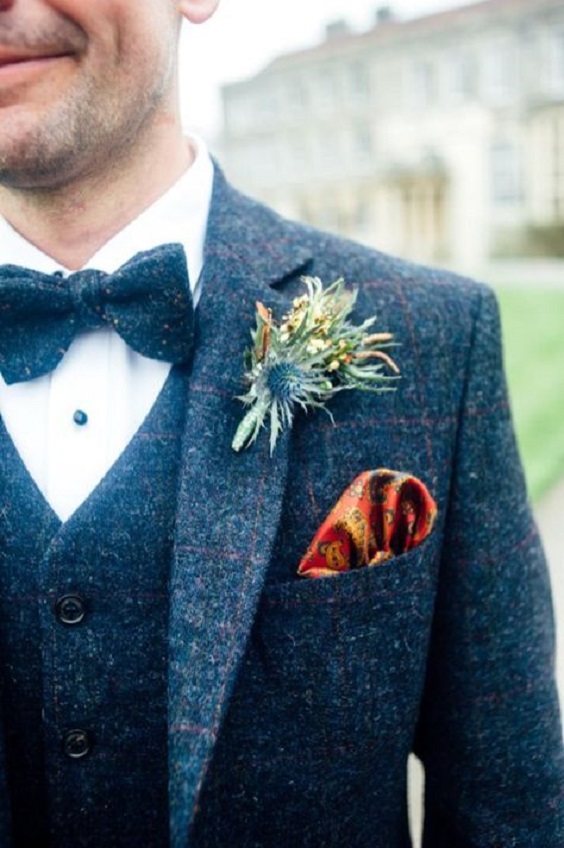 Colors Wedding | Navy Blue and Rust Fall Wedding 2021, Rust Bridesmaid ...